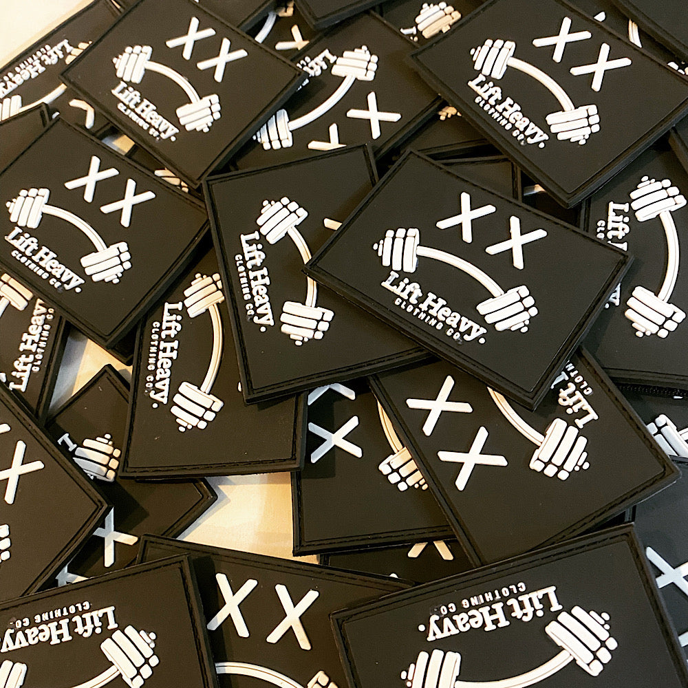 ICONIC LOGO VELCRO PATCH | Lift Heavy Clothing